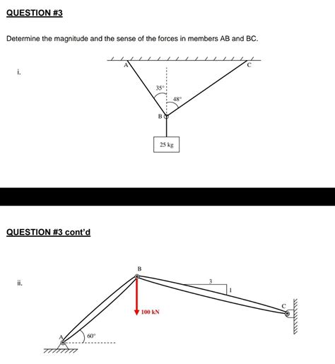 Solved QUESTION 3 Determine The Magnitude And The Sense Of Chegg Com