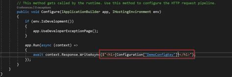 ASP NET Core Basics Accessing Configuration Settings From Multiple