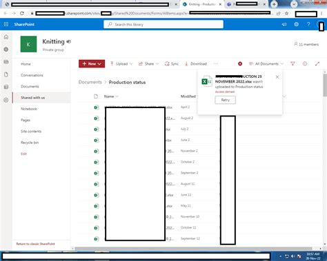 Users Cant Upload Files Despite Having Add Access Microsoft Community