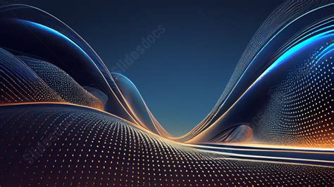 Futuristic Of Sci Fi Lines Powerpoint Background For Free Download