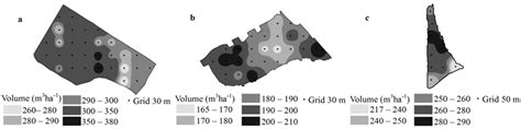 Inverse Distance Weighted Idw Interpolation Of Volume Data For Stand