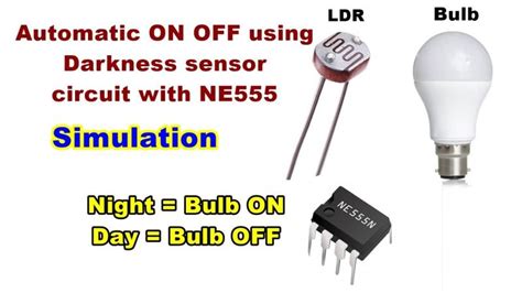 Aman Bharti On Linkedin Ldr Dark Sensor Circuit Using Ne555 Timer Simulation Ldr Circuit