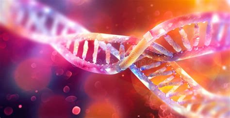 Human Dna Structure Spiral Medical Concept Ai Generated Image Stock Illustration