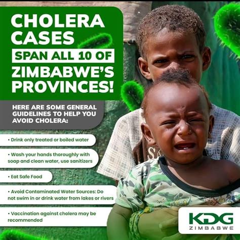 Cholera Prevention A Priority Kdg Zimbabwe The Church News