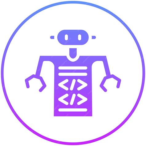 Premium Vector Programmed Robot Vector Icon Illustration Of Robotics Iconset