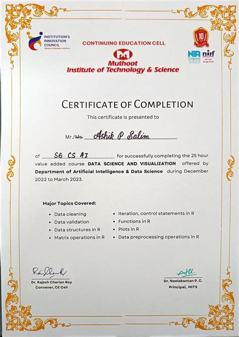 Datascience Machinelearning Datavisualization Ashik P Salim