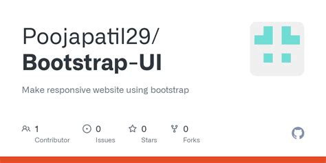 GitHub Poojapatil29 Bootstrap UI Make Responsive Website Using Bootstrap