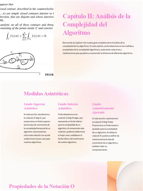 Capitulo Ii Analisis De La Complejidad Del Algoritmo Pdf Teoría De La Complejidad
