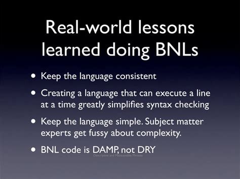 Agile Dsl Development In Ruby Ppt