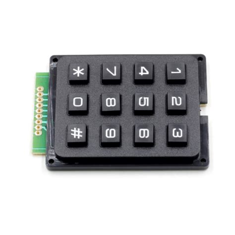 Standard Matrix Keypad 3×4 Press Makers Electronics