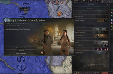 [mod] Sjk Beauty Scales Breasts Crusader Kings 3 Loverslab