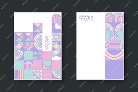 추상적 인 기하학적 모양 패턴 Bauhaus 최소한의 예술 디자인 배경 현대 원형 삼각형 및 사각형 Bauhaus 패턴 배경 포스터 및 유행을 커버 무료 벡터