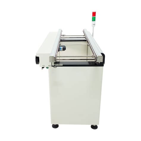 Reflow Oven Exit Unloading Conveyor Bp Series Free Roller Manncorp Inc