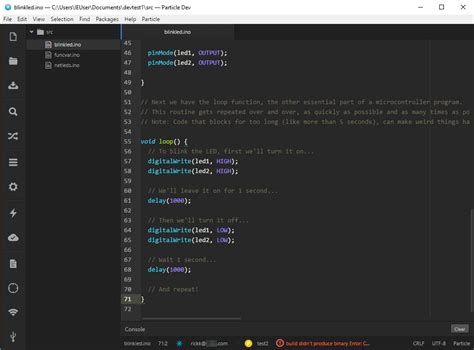 Particle Dev Tips Tutorials Particle