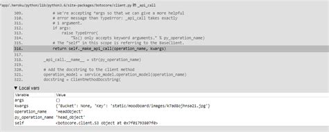 S3 Validating Bucket Error While Uploading File Rdjango