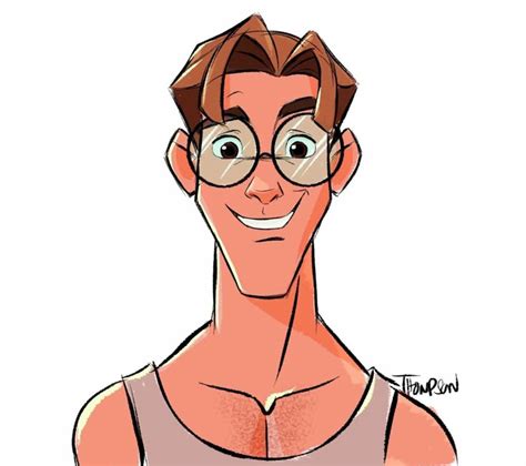 Milo Thatch Menofdisney Disney Artists Disney Art Disney Sketches