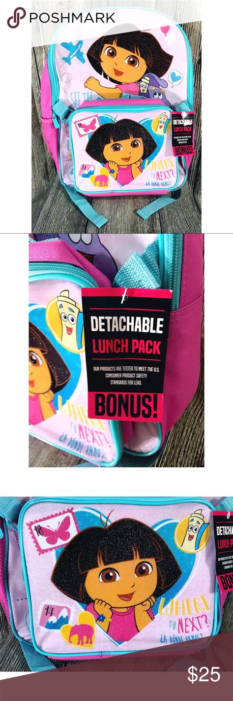 Dora The Explorer Backpack Lunchbox At Janet Bailey Blog