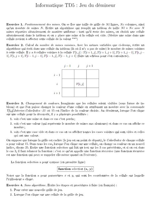 Xl 365 Démineur Excel Vba Macros Et Vba Excel