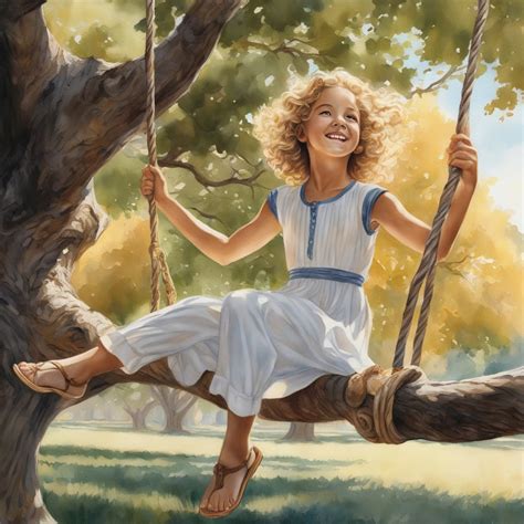 Download Girl Swing Tree Royalty Free Stock Illustration Image Pixabay