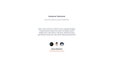 How To Create An Interactive Testimonial With Astrojs Tailwind Css And