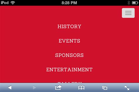Jquery Collapsible Menu Is Too Long For Mobile Landscape Stack Overflow