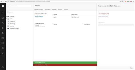 Payment Methods Load Failed · Issue 13 · Barryfogartymerchello