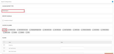 Export Report Picklist Report Unicommerce Support Portal