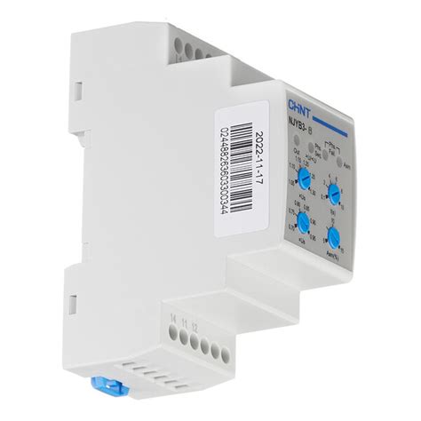 Реле контроля фаз модульное Chint NJYB3-8 (636033) T1-T2 380 В тип AC ...