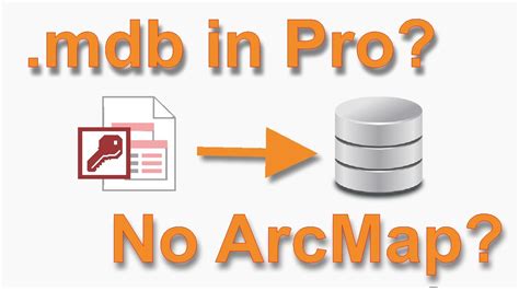 How To Use A Personal Geodatabase Mdb In Arcgis Pro Youtube