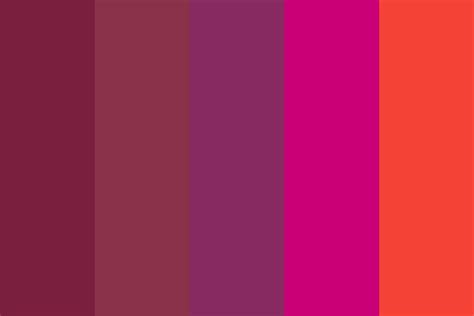 Beet Carrots Color Palette