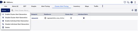 Cluster Alert Tuning Tab Logicmonitor