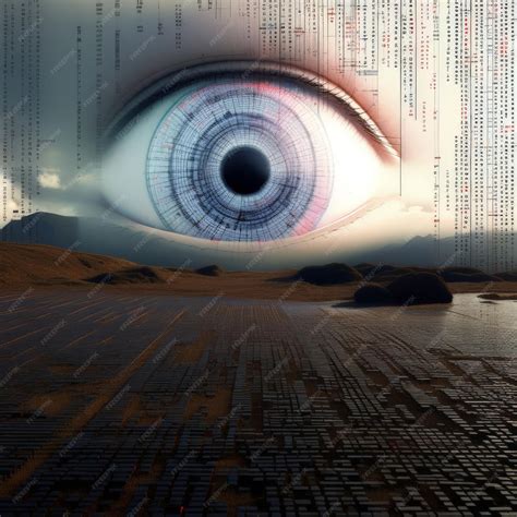 Premium Photo Abstract Background With Binary Code And A Human Face