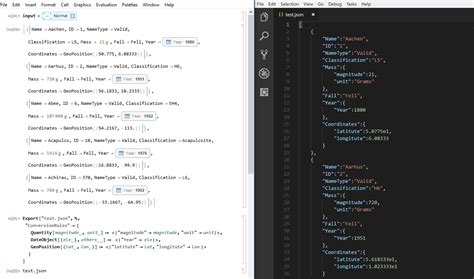 Convert Wolfram Dataset To Json Or Csv Via Api Online Technical Discussion Groups—wolfram