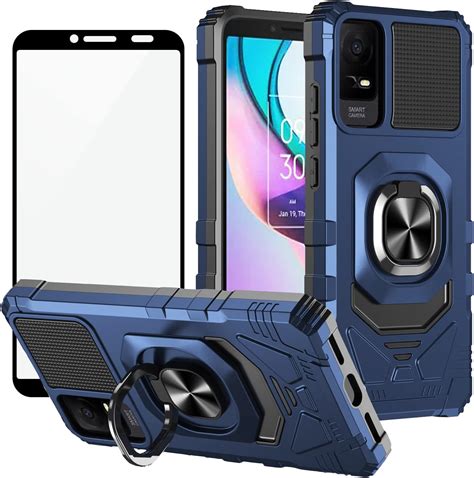 Ailiber For Tcl Ionx Phone Case Tcl Ion V Case With Screen Protector Ring