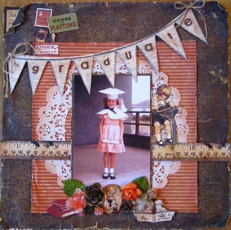 Kindergarten Graduate Graduation Scrapbook Preschool Scrapbook
