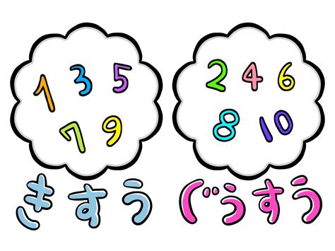 奇数と偶数の見分け方 ごちゃマジック！
