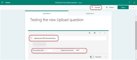using the new file upload question in microsoft forms one minute office magic