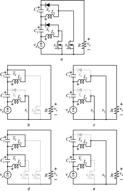 Proposed Converter And Equivalent Circuits According To The Switching Download Scientific
