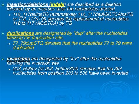 Ppt Different Classes Of Mutations Mutation Detection Powerpoint Presentation Id 633498