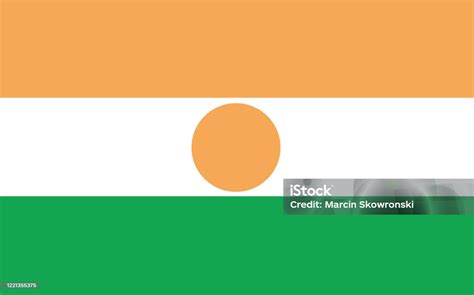 니제르 플래그 벡터 그래픽입니다 사각형 나이지리아 국기 그림입니다 니제르 국가 플래그는 자유 애국심과 독립의 상징이다 0명에 대한 스톡 벡터 아트 및 기타 이미지 Istock