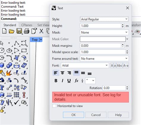 Error Loading Texts Rhino Mcneel Forum
