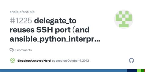 delegate to reuses ssh port and ansible python interpreter from host