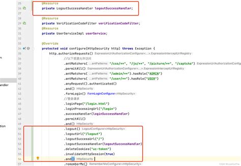 06 Springsecurity 注销登录功能security Onlogoutsuccess Csdn博客