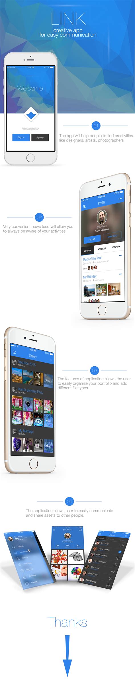 Link Mobile App On Behance