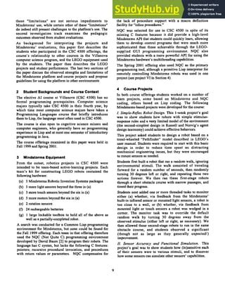 A Case Study Of LEGO Mindstorms Suitability For Artificial Intelligence