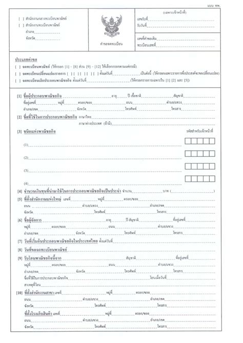 กระบวนการจัดทำบัญชี บทที่ 2 การจดทะเบียนธุรกิจ