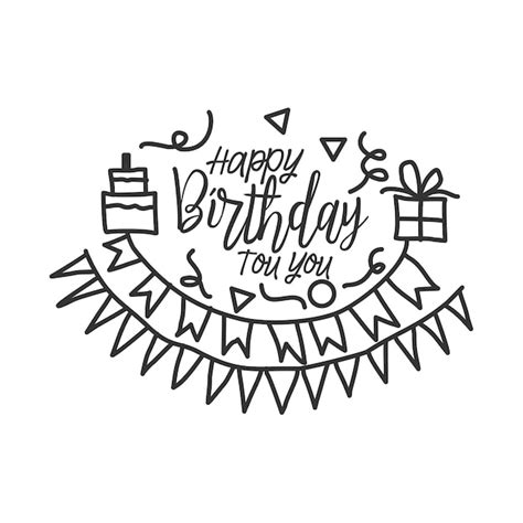 생일 축 하 인사말 벡터 배경 디자인 벡터 일러스트 레이 션 프리미엄 벡터