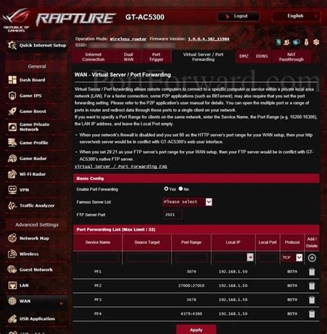 How To Forward Ports In A Asus GT AC Router