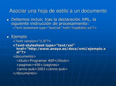 Ppt Tema 6 Transformación De Documentos Xml Con Xslt Powerpoint