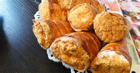 Рожки с белковым кремом рецепт автора Яна Мурашкина